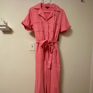 Dillard’s | Pants & Jumpsuits | Barbie Pink Dillards Jumpsuitboilersuit ...